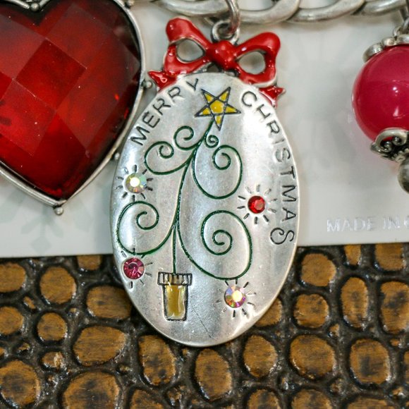 ICON | Jewelry | Nwt Icon Christmas Charm Bracelet | Poshmark